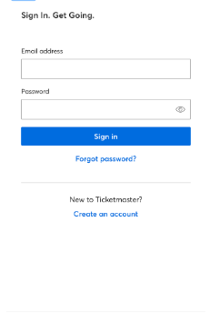 Mobile Only – Ticketmaster Help